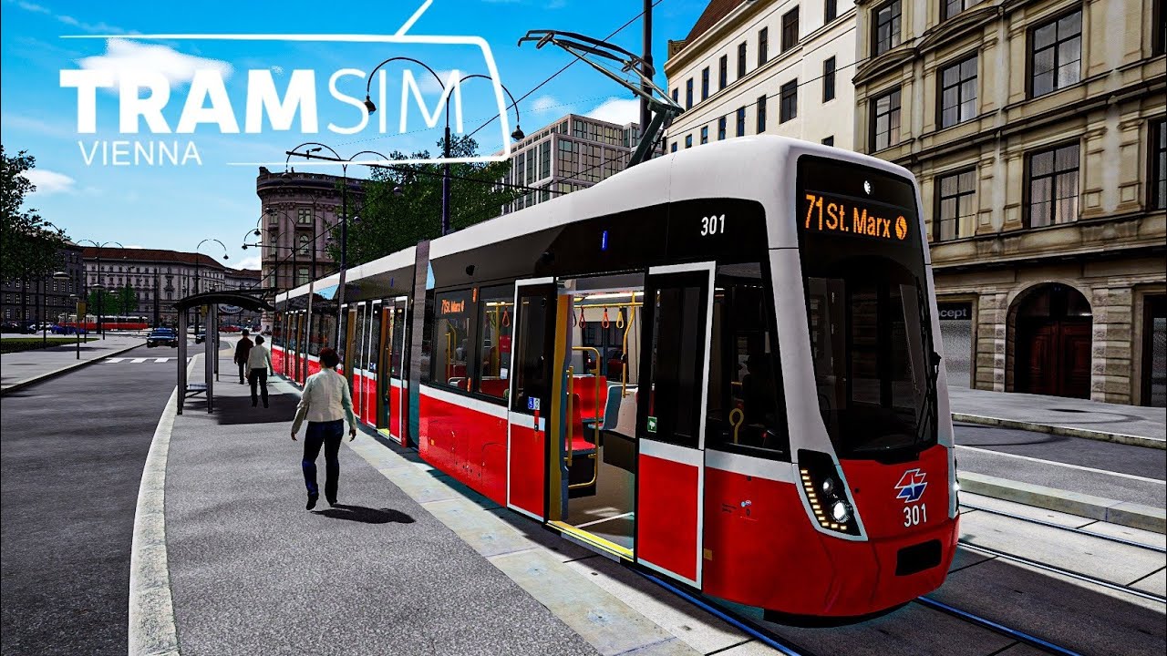 TramSim - Line 71 - Gameplay | TramSim Vienna - YouTube