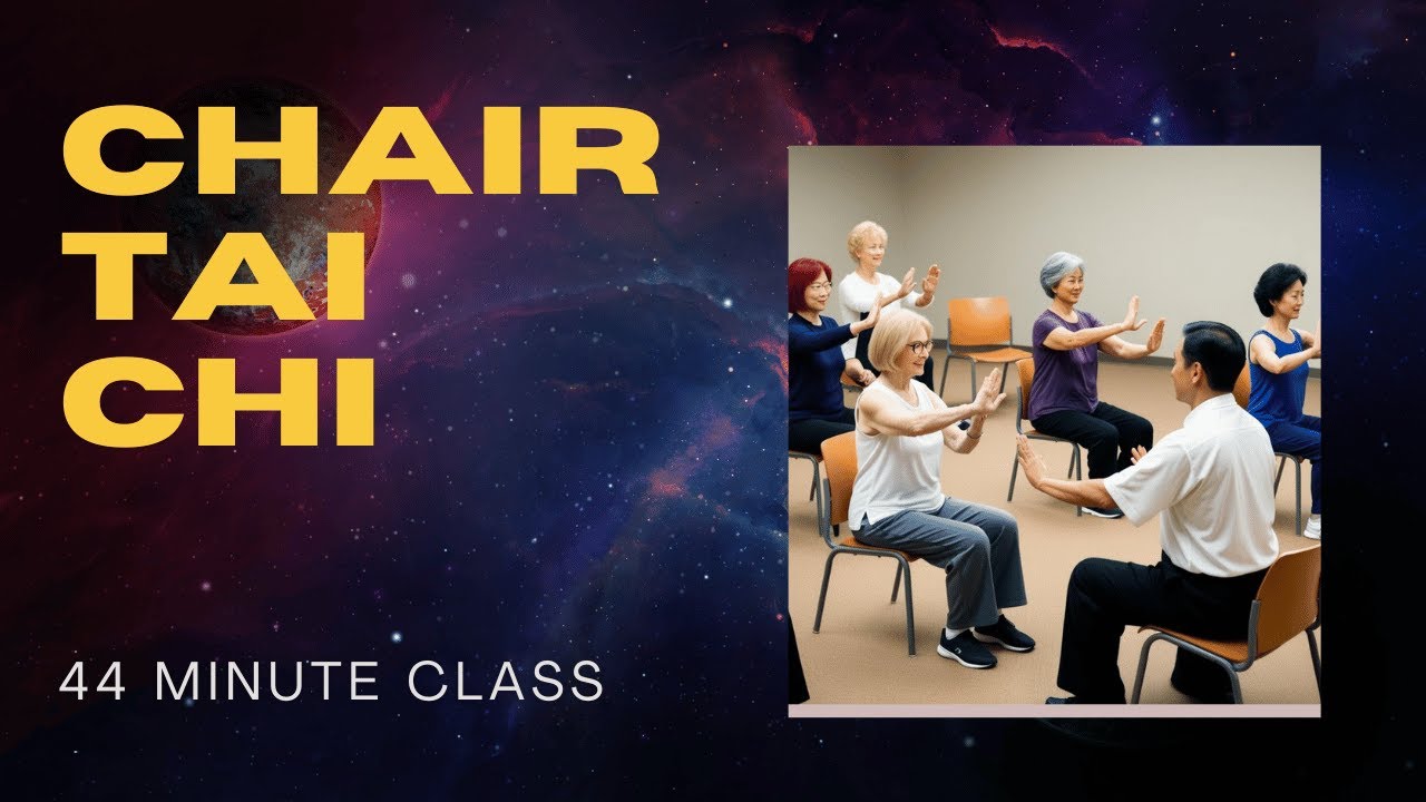 44 Min. Seated Chair Tai Chi - Ease Pain & Aches thru simple movement ...