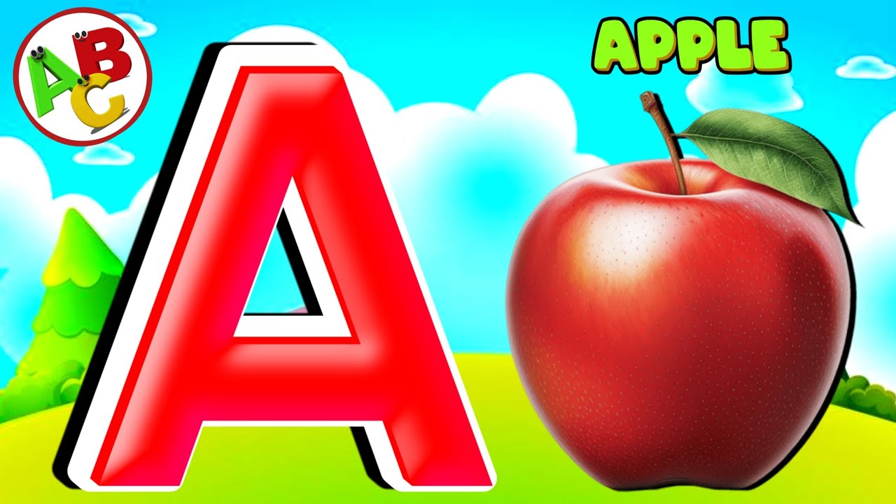 A is for Apple 🍎 | ABCD Phonics Song | Fun Alphabet Song for Kids ...