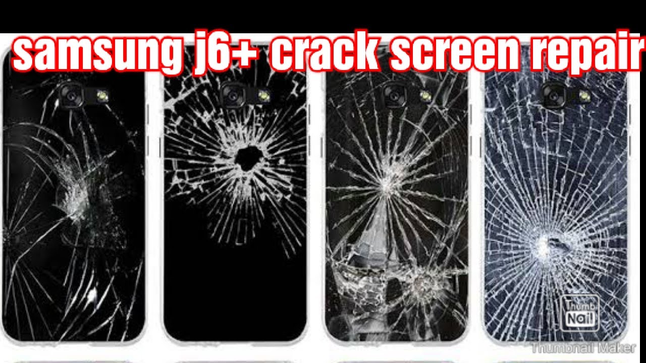 Samsung J6 plus Lcd Crack Restoration - YouTube