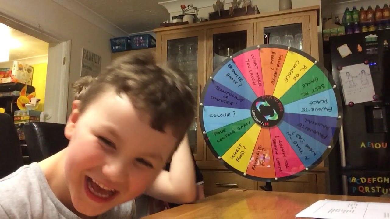 Getting to know us, spinny wheel style! - YouTube