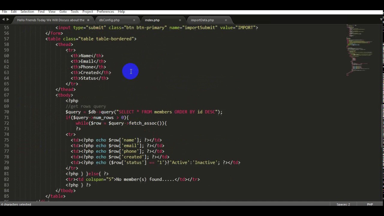 How To Import the CSV file into MySQLI database - YouTube