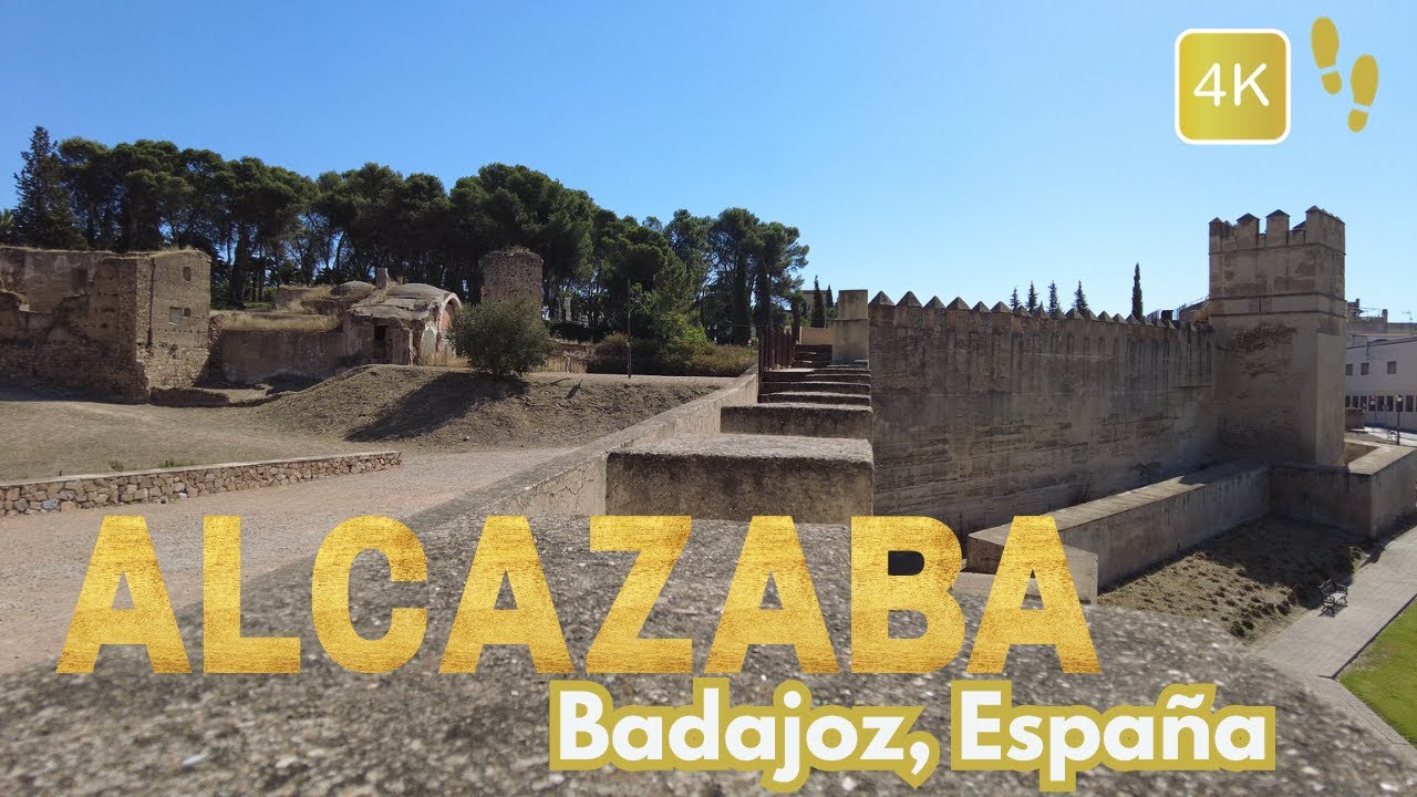 Badajoz, España【4K】Walking tour 🛕 Alcazaba de Badajoz | La Alcazaba más ...