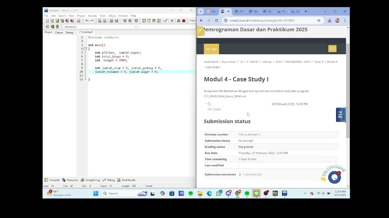 Case Study 1 Modul 4 (Do While, For & Switch) Pemrograman Dasar - YouTube
