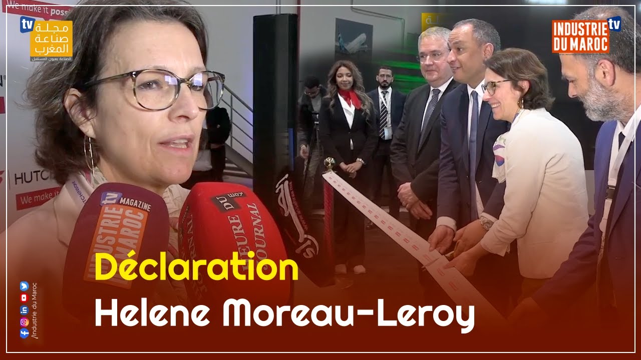 Hutchinson..Déclaration de Helene Moreau-Leroy lors de l'inauguration ...