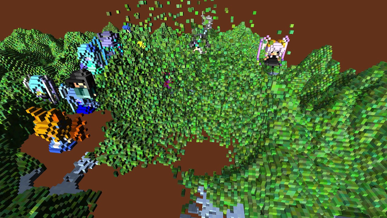 Voxel Explosion Test - YouTube