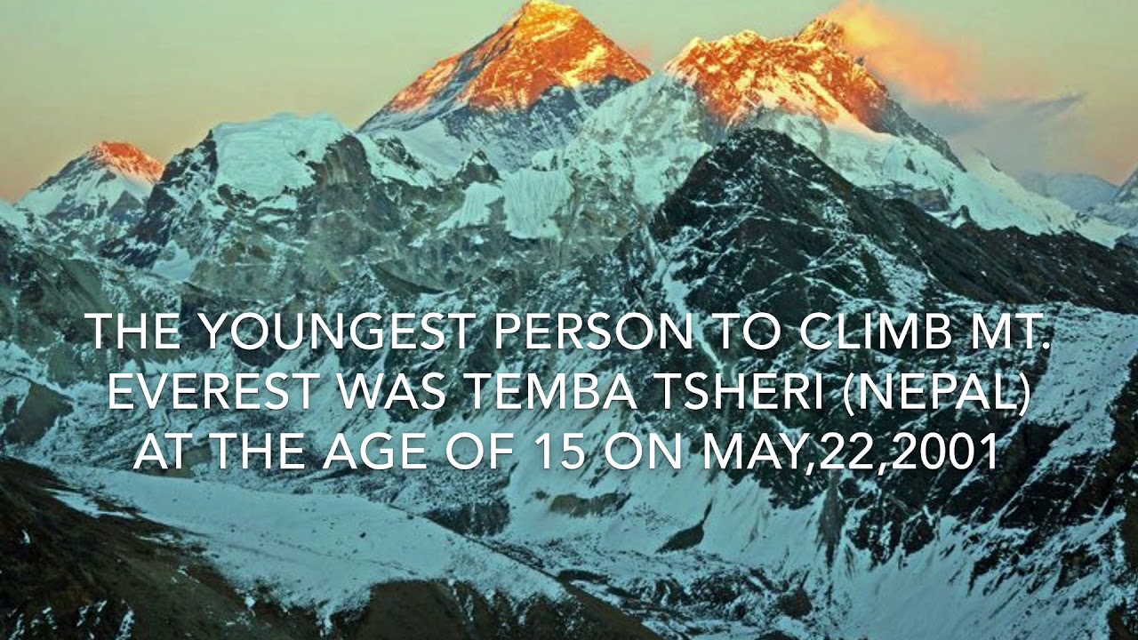 Mount Everest - Facts about Mt. Everest - YouTube