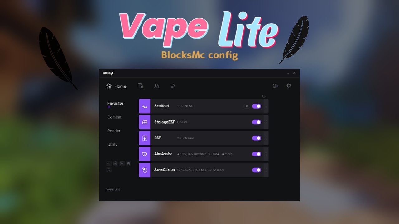 BlocksMC Config For Vape Lite - Montage Included - Ft. playboi carti ...
