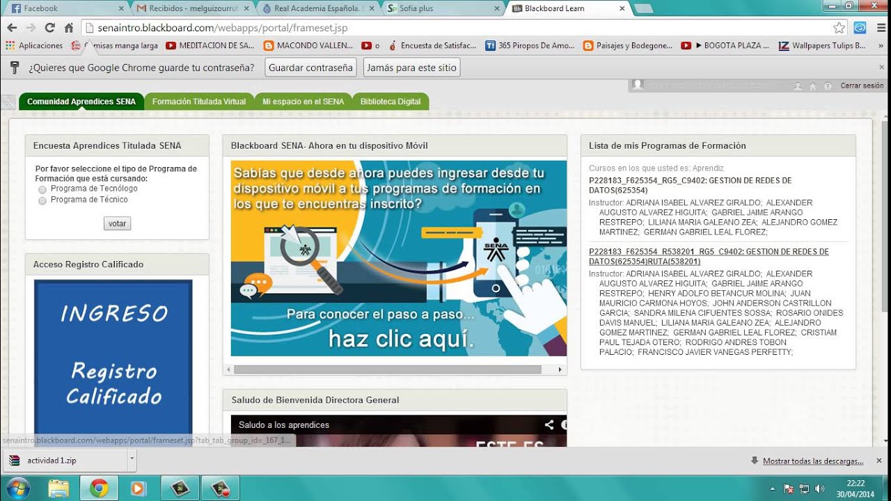 Tutorial Para Subir Trabajos En La Plataforma Blackboard - Sena Sofia Plus - YouTube