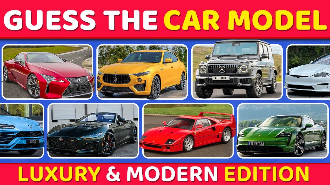 Guess the Car Model: 30 Modern & Luxury Cars 🚘 Quiz - YouTube