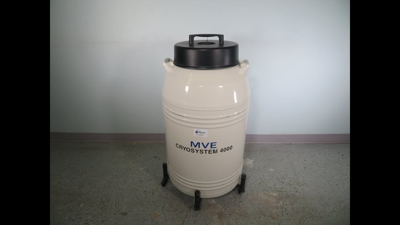 MVE Cryosystem 4000 Liquid Nitrogen Dewar - YouTube