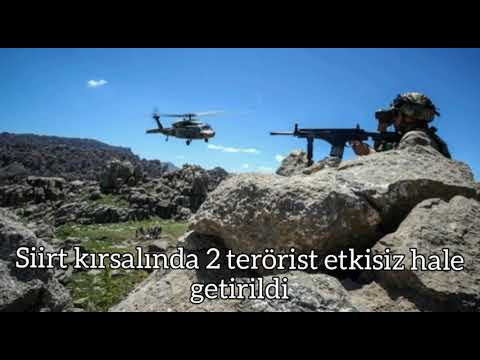 Siirt kırsalında 2 terörist etkisiz hale getirildi