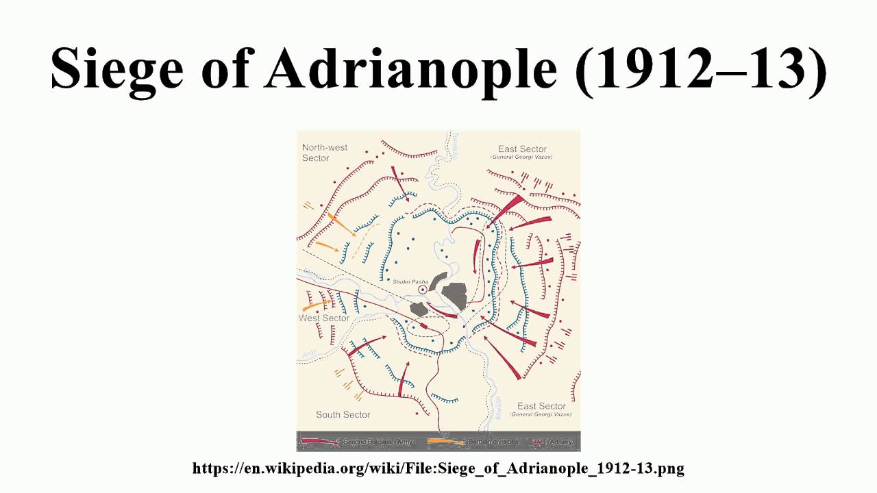 Siege of Adrianople (1912–13) - YouTube