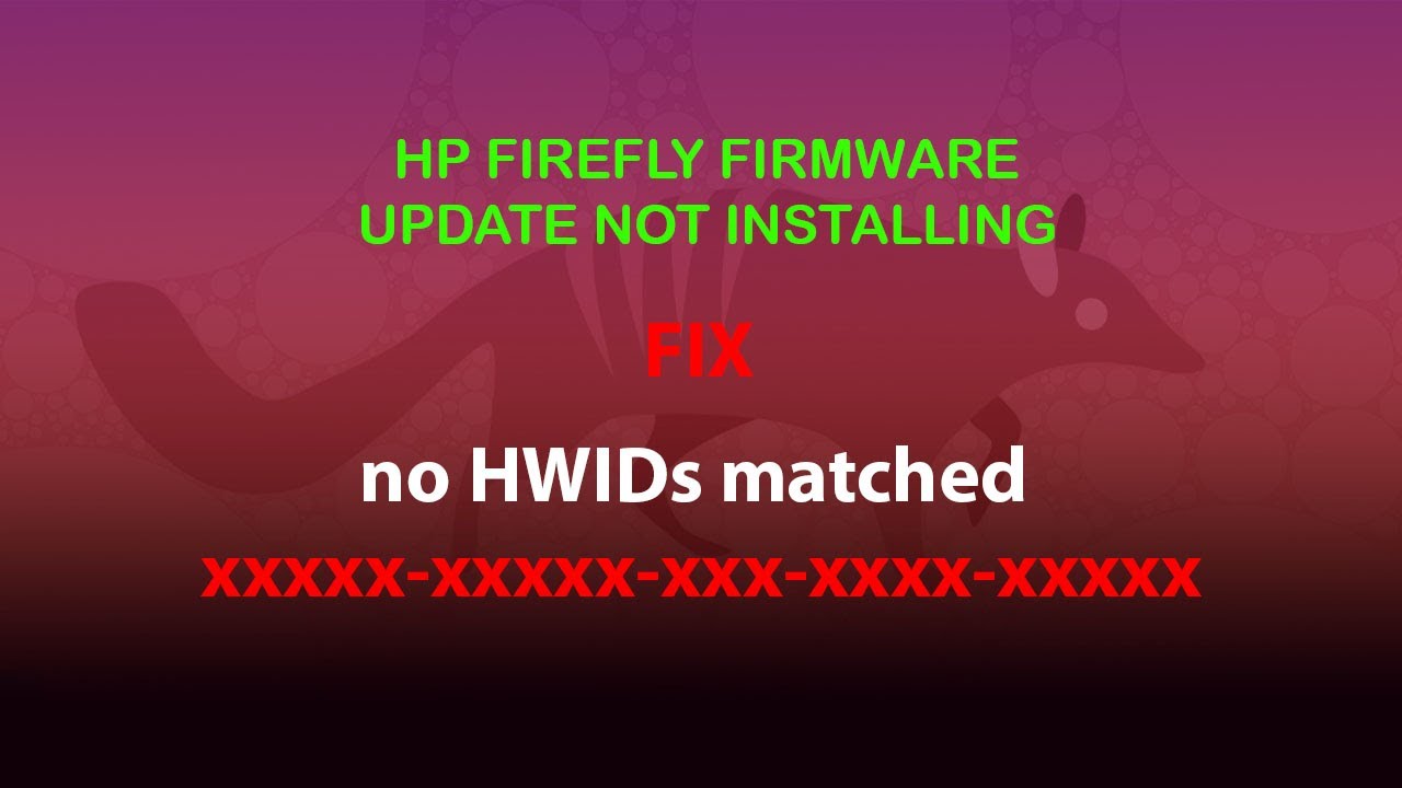 UBUNTU FIX: no HWIDs matched 09cbbed7-aafc-5da4-b4e9-ed1f69c914fb - YouTube