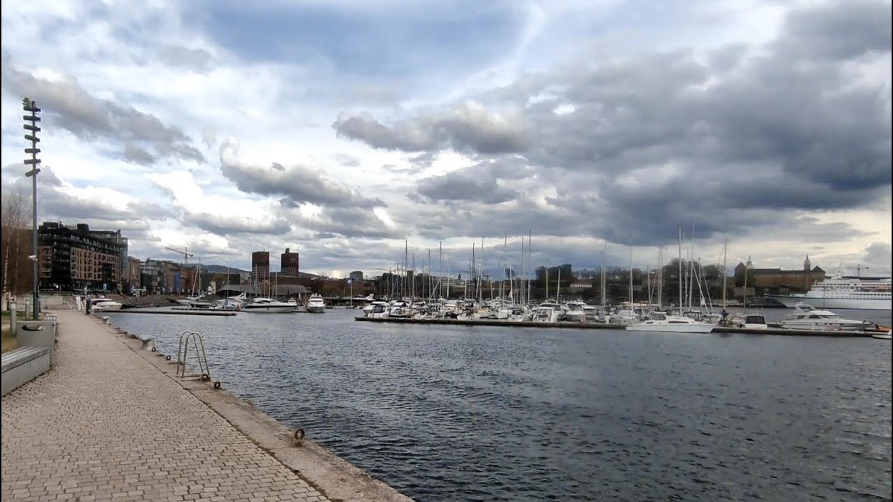 Oslo, Norway. The Central Port. A Walk Around - YouTube