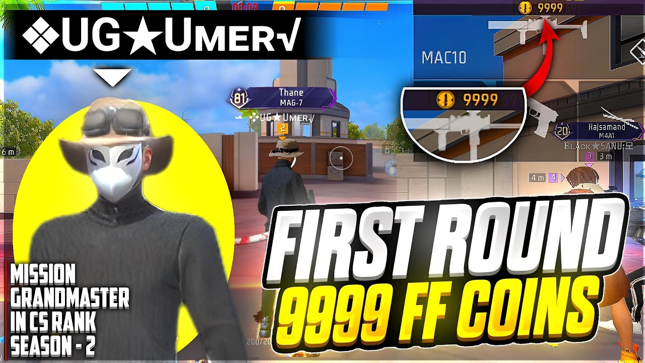 ₹9999 FF Coins in 1st Round | CS Rank New Glitch Working 🤯💯 | MGICSR S2 ...