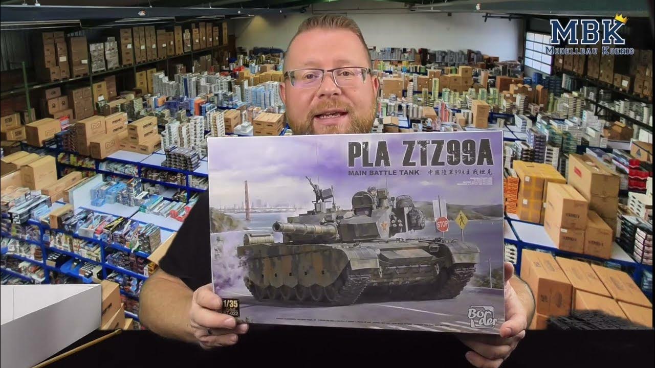MBK packt aus #672 - 1:35 PLA ZTZ99A Main Battle Tank (Border Model BT ...