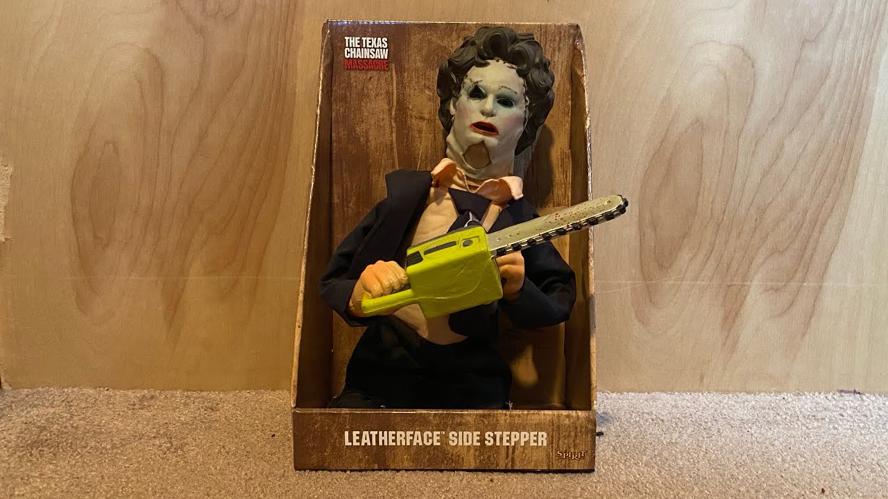 Spirit Halloween YJ Leatherface Side Stepper (2023) - YouTube