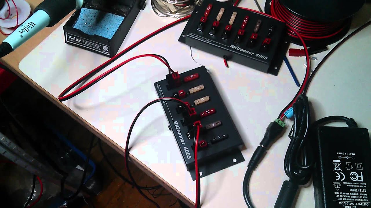 Rigrunner with Adafruit NeoPixels - YouTube