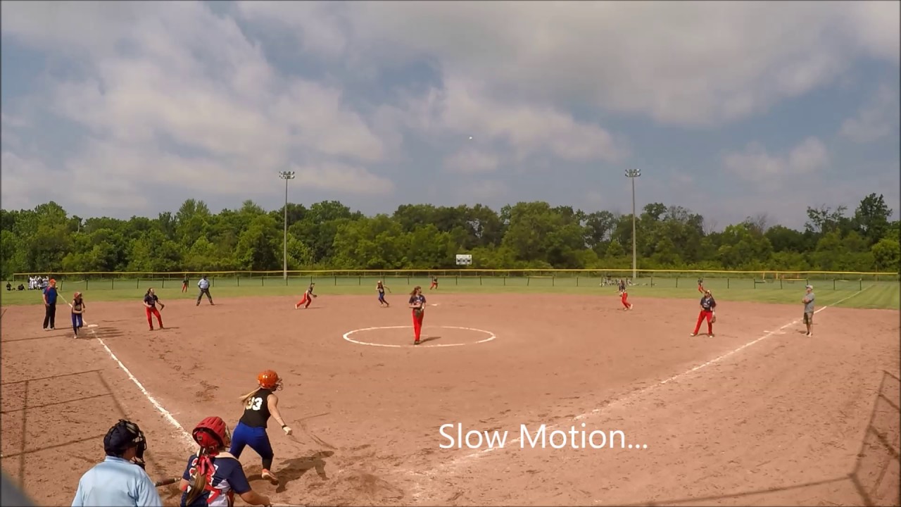 Nevaeh Clark #33 2 Homeruns vs Team PA Gray @ Stingrays 07/07/2017 ...
