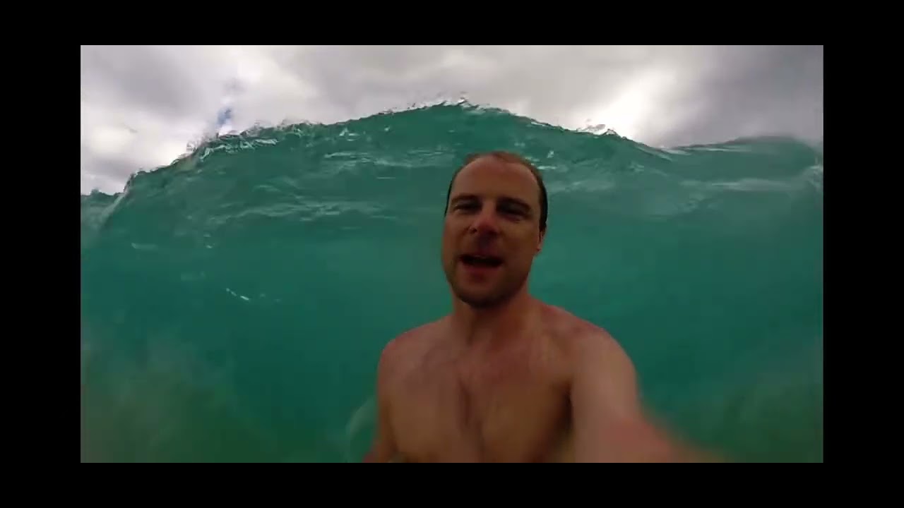 Man hit by wave meme format - YouTube
