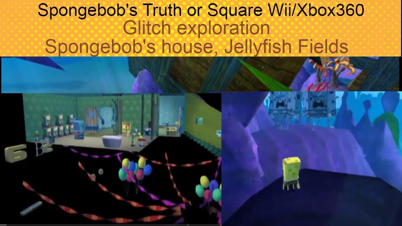 Glitch Exploration (part 1) Spongebob's Truth or Square - YouTube