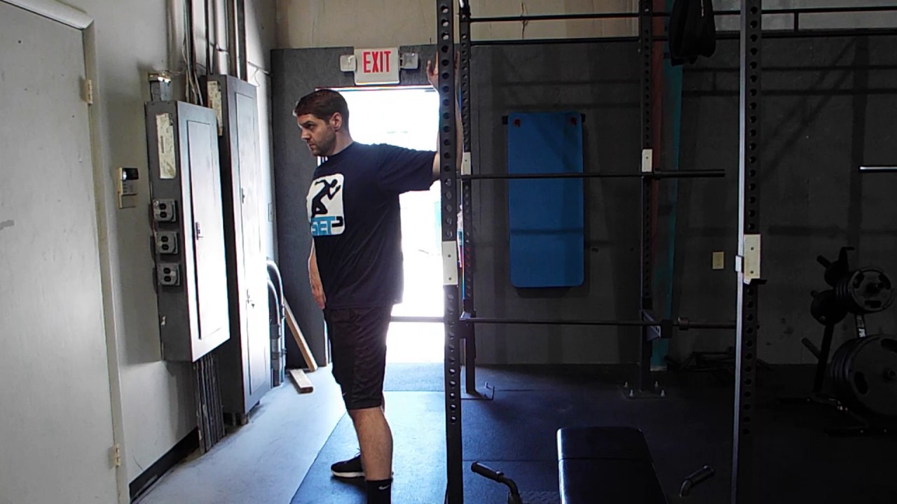 Rack Pec Stretch - YouTube