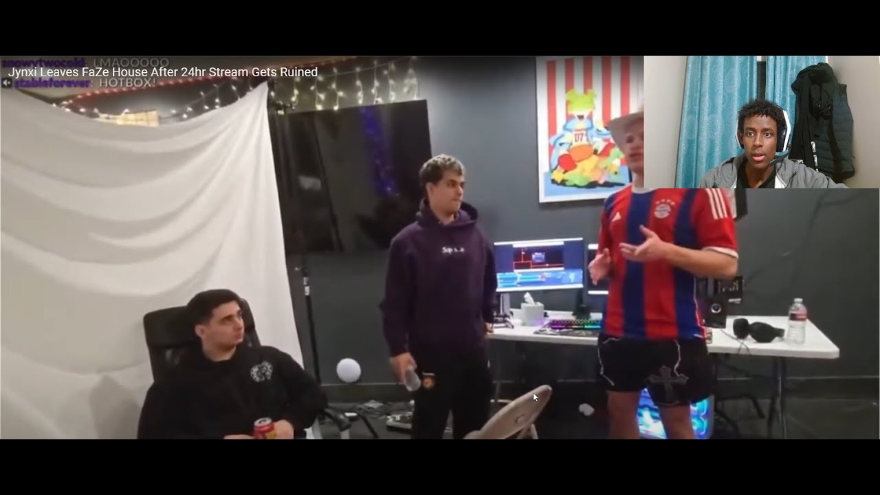 REACTING TO WHY JYNXIE CRASHED OUT at the faze house - YouTube