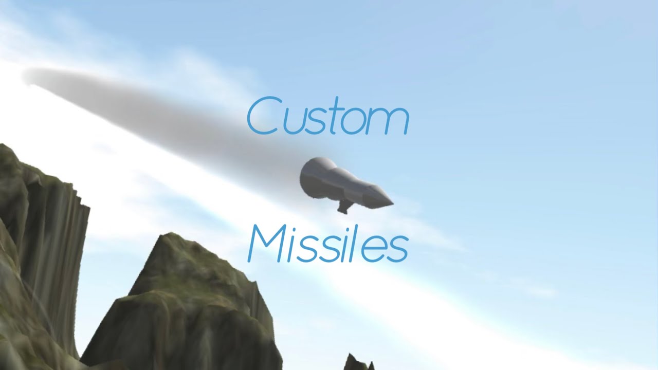 How to make custom missiles in SimplePlanes - YouTube