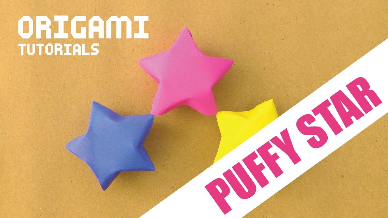 Origami Puffy Star - YouTube