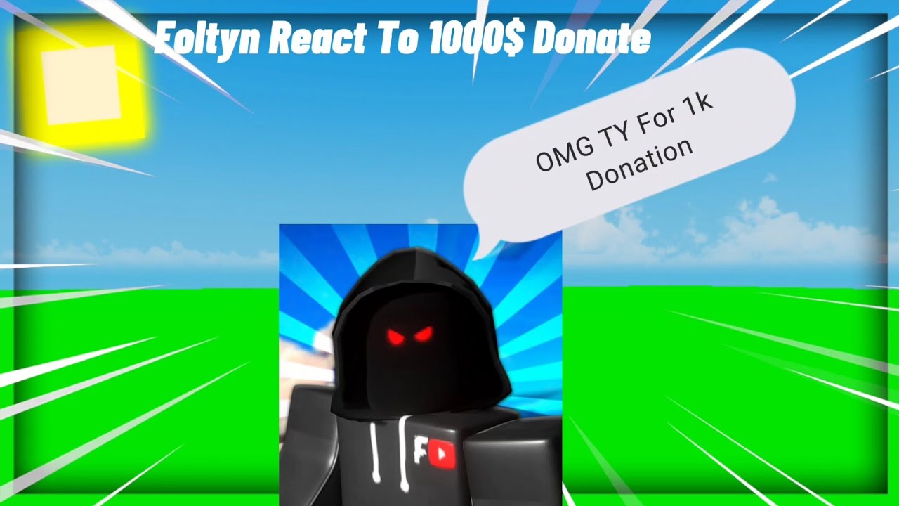 Foltyn React To 100$ Donation - YouTube