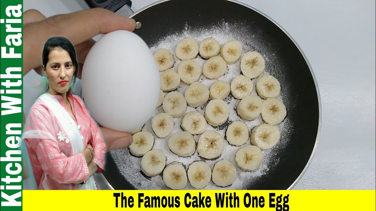 The Famous Cake With 1 Egg | Cake Recipe Without Oven | Faria Ali ...
