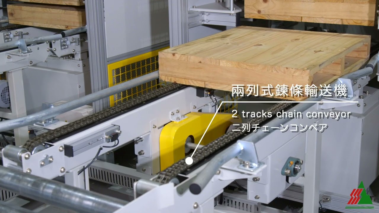 棧板分配（收集）系統/Pallet Distribution (Collection) System /パレットマガジン - YouTube