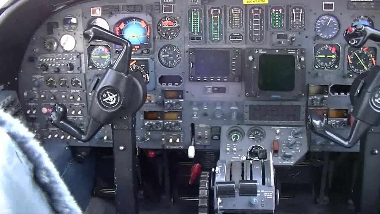 Inside the US Border Patrol Cessna 550 Citation II [N2531K] at KPTK HD ...