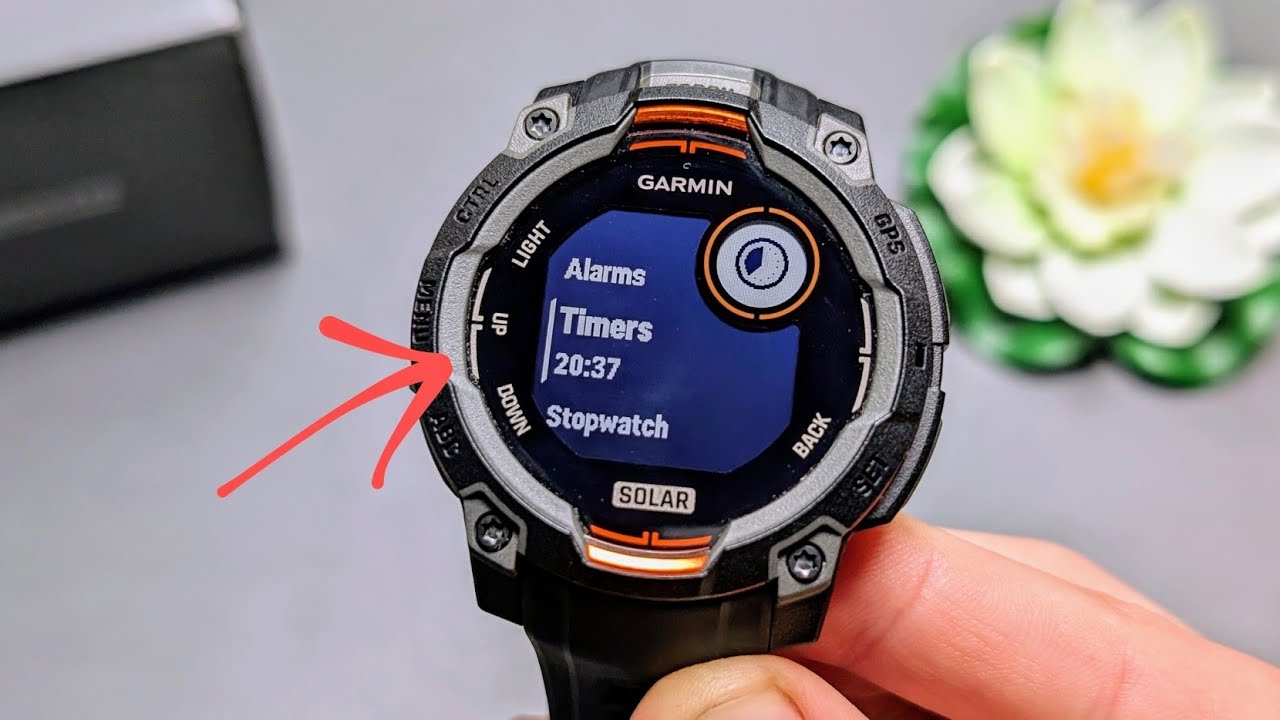 Garmin Instinct 3 - Alarm, Timer & Stopwatch - YouTube