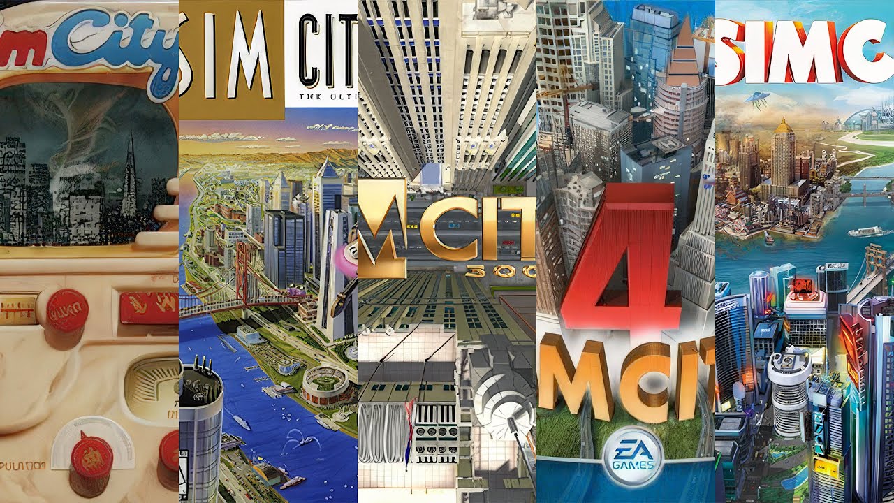 The Evolution of SIMCITY games from 1989 - 2014 🎮 - YouTube