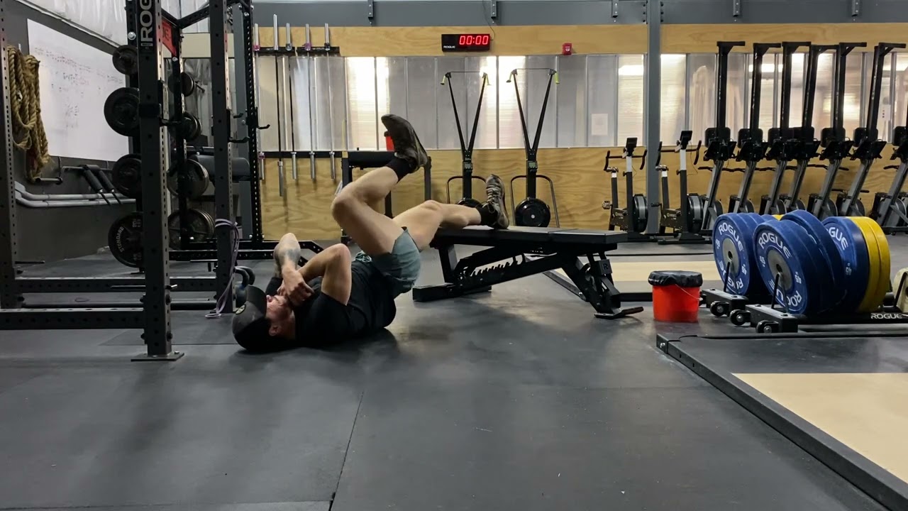 Elevated Hamstring Plank March - YouTube