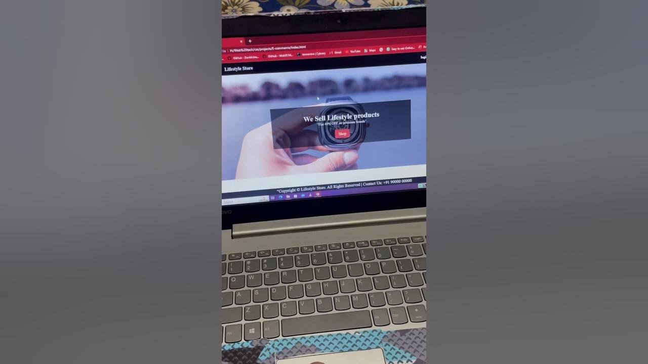 Coding Of E Commerce Website Using Html Css Coders Codingskills Css Hackers Website Youtube
