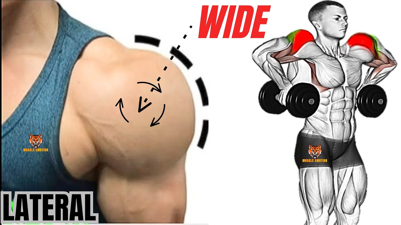 99% of people don't do these 4 exercises to get super wide shoulders ...