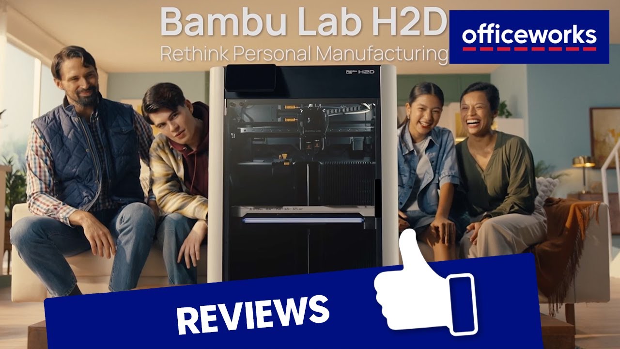 Bambu Lab H2D AMS Combo 3D Printer - YouTube