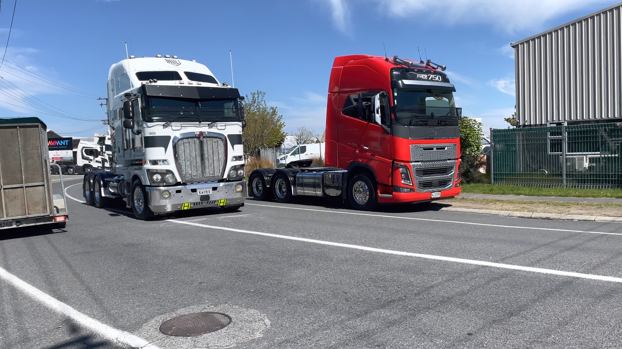 Taupo truck driver funeral procession 25/09/21 - YouTube