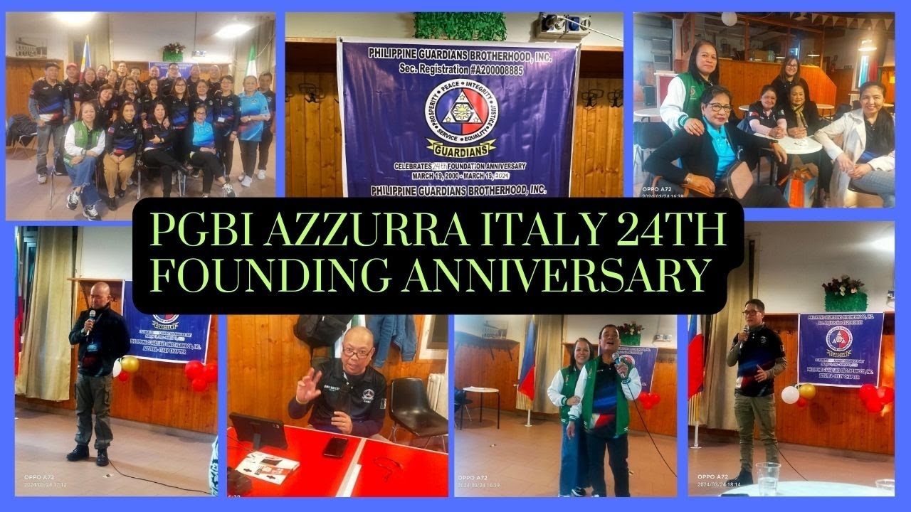 PGBI AZZURRA ITALY 24TH FOUNDING ANNIVERSARY - YouTube