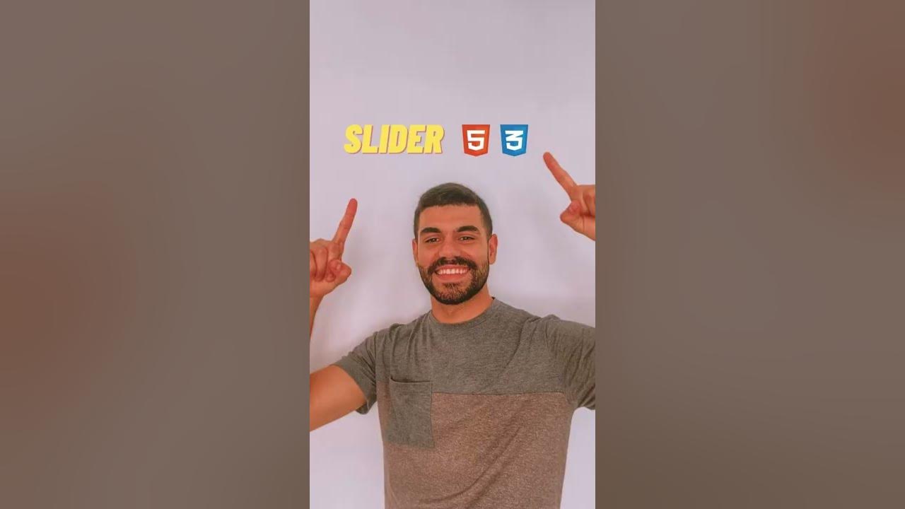 Crea un Slider solo con HTML y CSS (sin usar JavaScript) - YouTube
