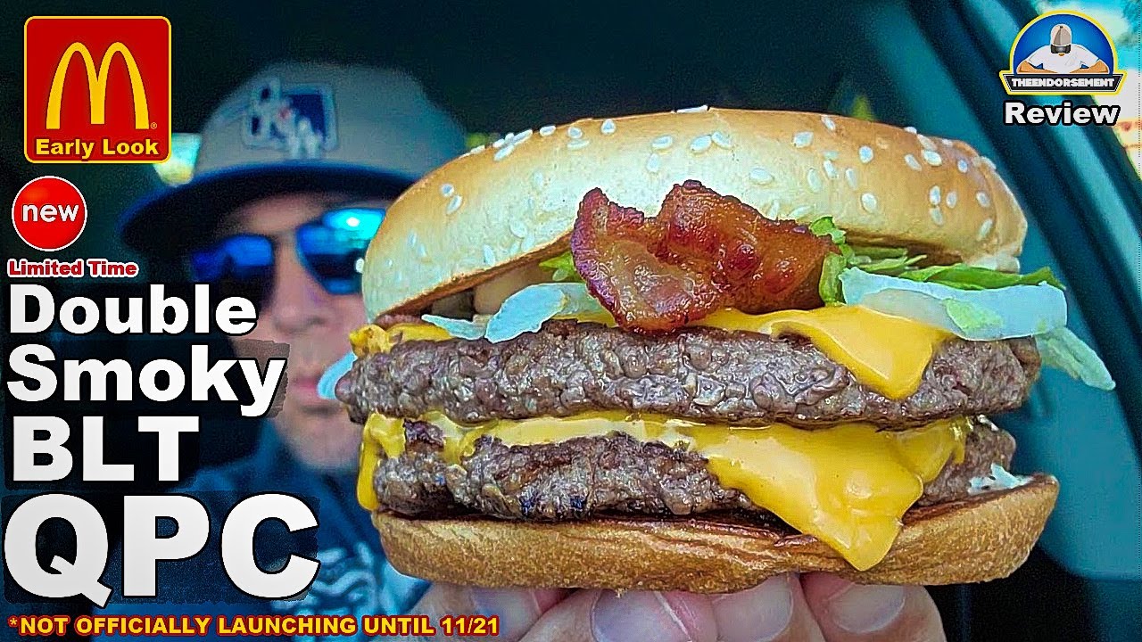 McDonald's® Double Smoky BLT QPC Review! 💨🥓🍔🍔 | EARLY LOOK ...