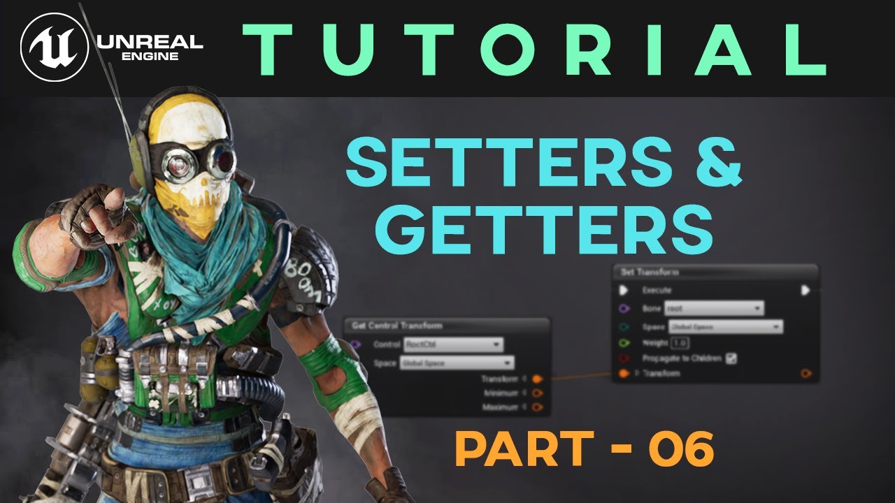 Control Rig Tutorial Part 06 Setter And Getter Nodes Unreal Engine 4 Sonali Singh Youtube