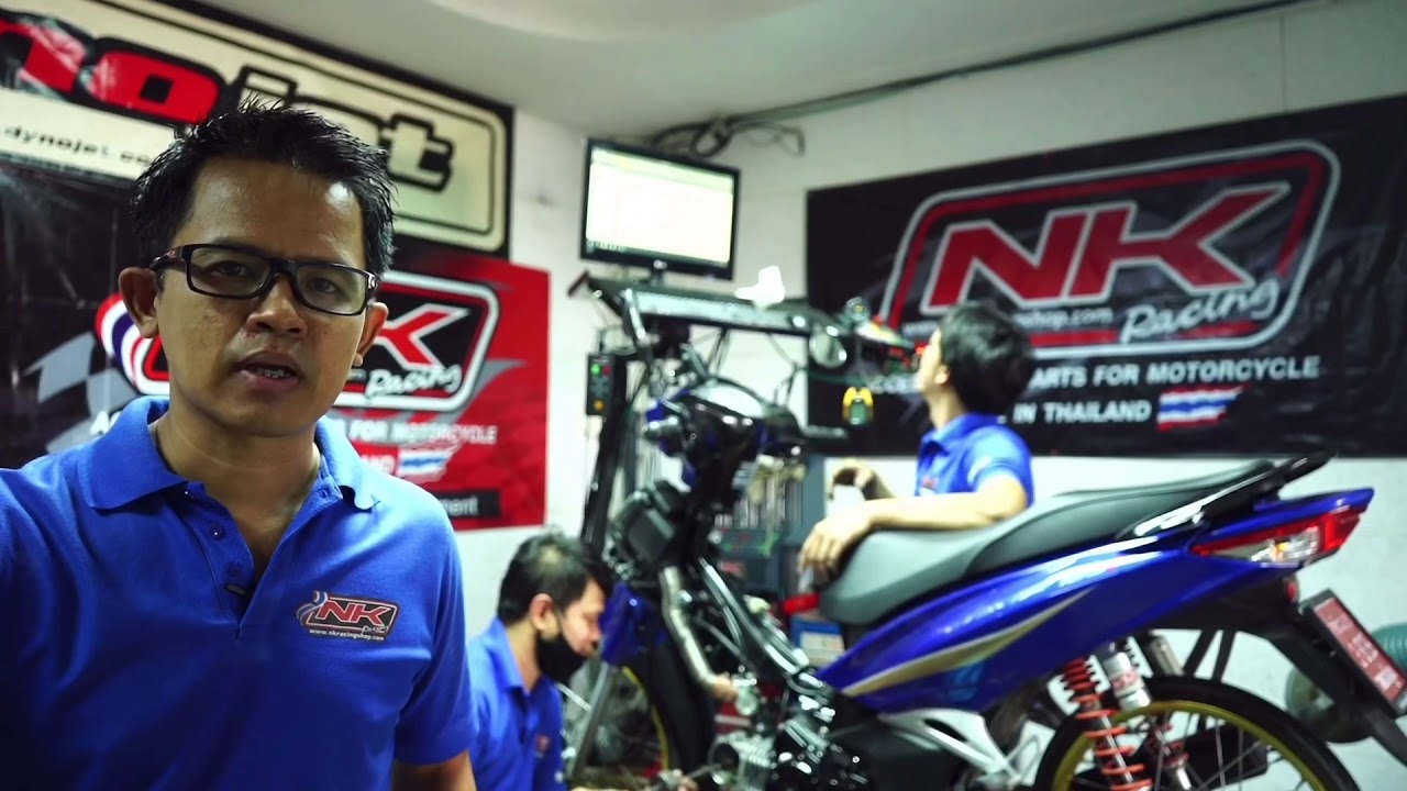 Wave 125-I New ลูกค้าเข้ามาติดตั้งแคม NK Racing - YouTube