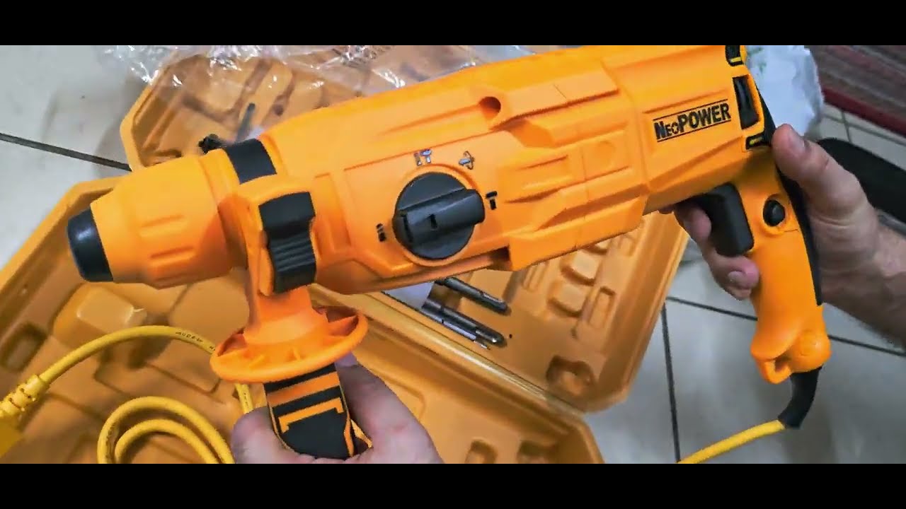 Unboxing NEO-Power Rotary Hammer Drill NE26SRE | Powerful Tool for ...
