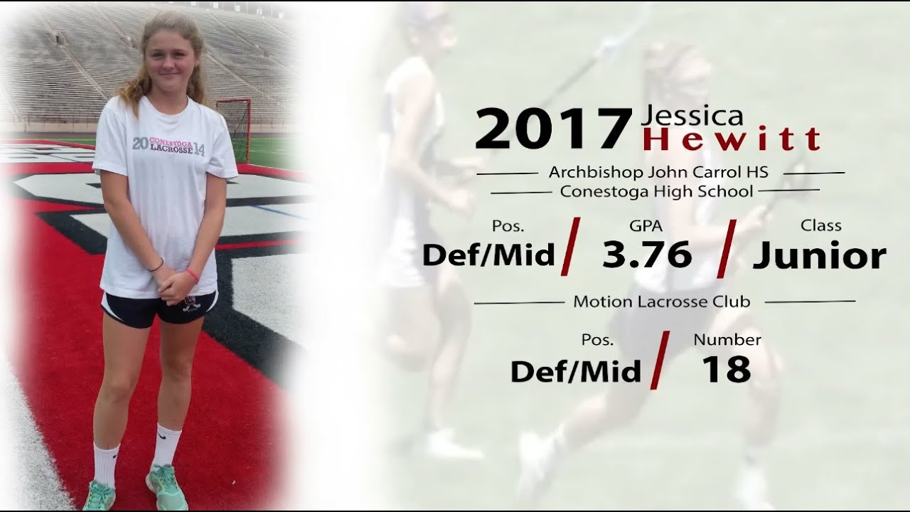 Jessica Hewitt Lacrosse Recruiting Video - YouTube