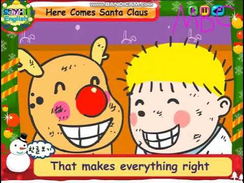 MBC ID 2001년 - 세이하이 영어동요 (Here Come Santa Claus) - YouTube