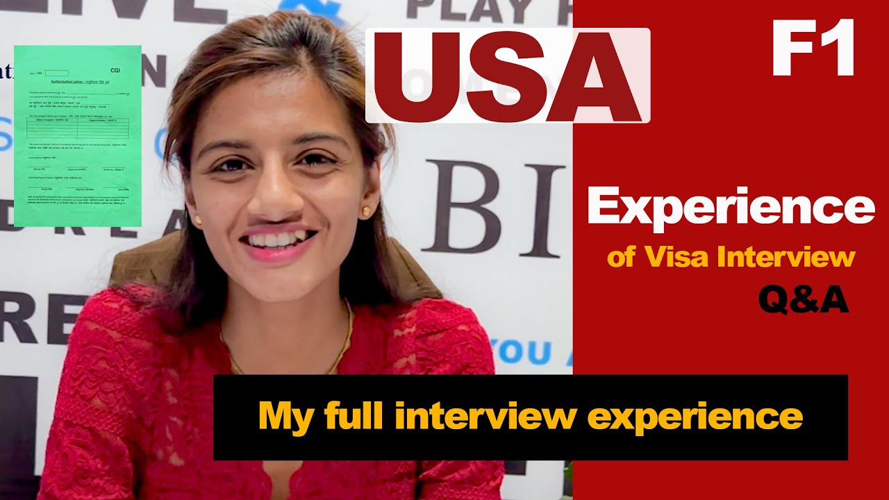 (In Nepali) USA Visa Interview Experience ( US Student Visa F1 ) in ...